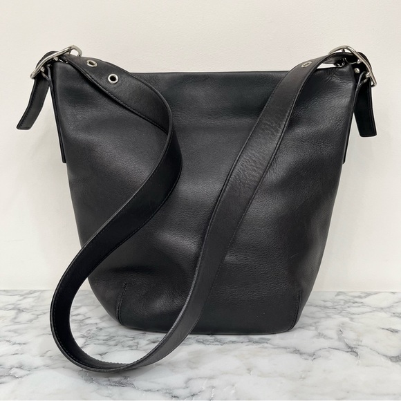 Coach | Bags | Vintage Coach Legacy Soho Black Leather Bucket Bag ...